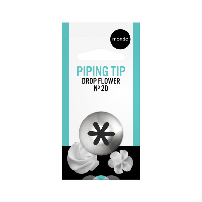 Mondo Piping Tip 2D Drop Flower – Baking Pleasures